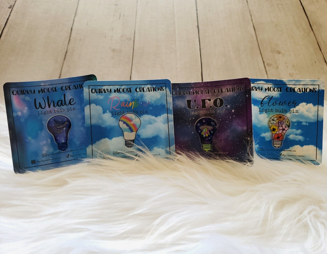 Light Bulb World Pins, Light Bulb Pin, Light Bulbs, Acrylic Pin ...