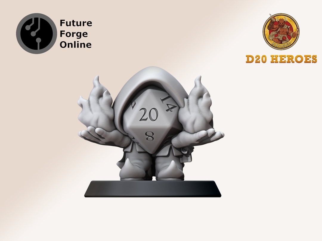 Sorcerer | D20 Heroes | Polyhedral, RPG, D&D Dice Avatars | Designed by ...