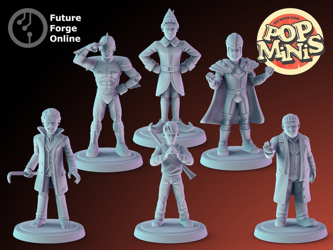 Christmas Movie Miniatures 40mm Scale Designed by Pop Minis - Etsy UK