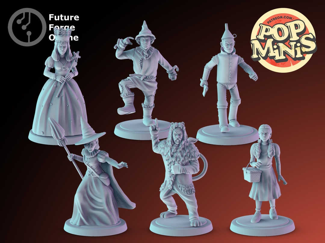 The Wizard of Oz & Wicked Inspired Miniatures | Designed by Pop Minis ...