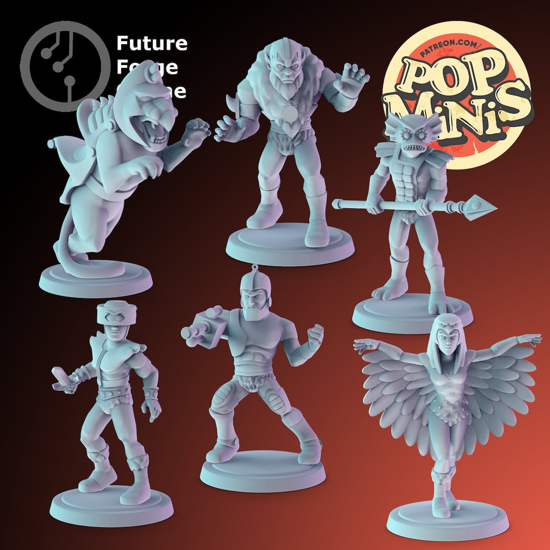 He-man and the Masters of the Universe Miniatures Set 2 | Designed by ...