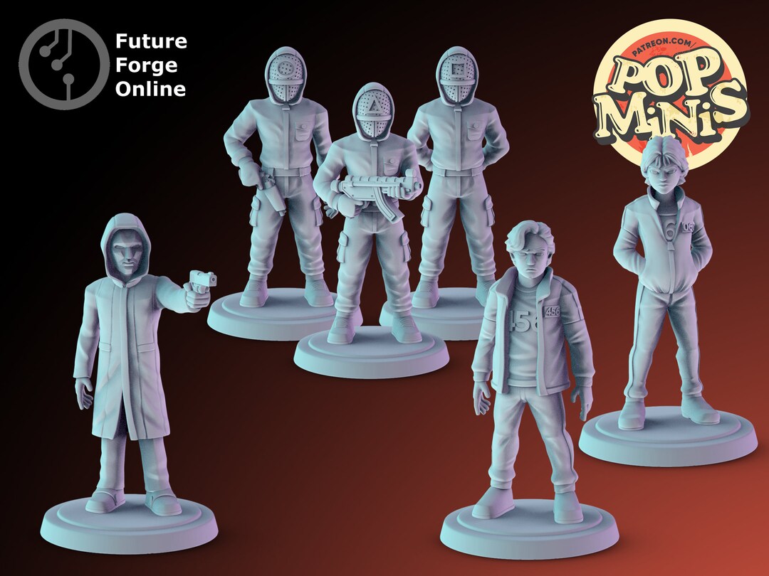Squid Game Miniatures | Designed by Pop Minis - Etsy UK