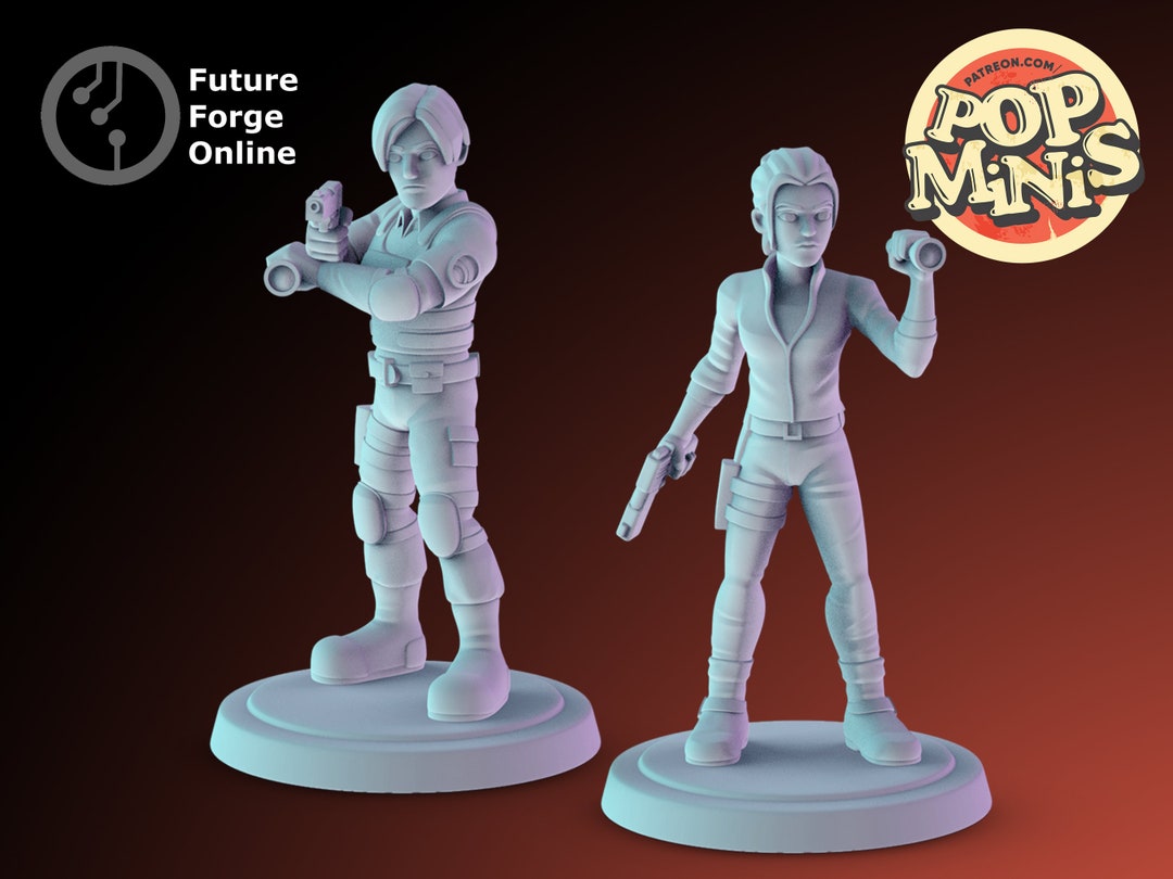 Resident Evil 2 Miniatures Designed by Pop Minis - Etsy