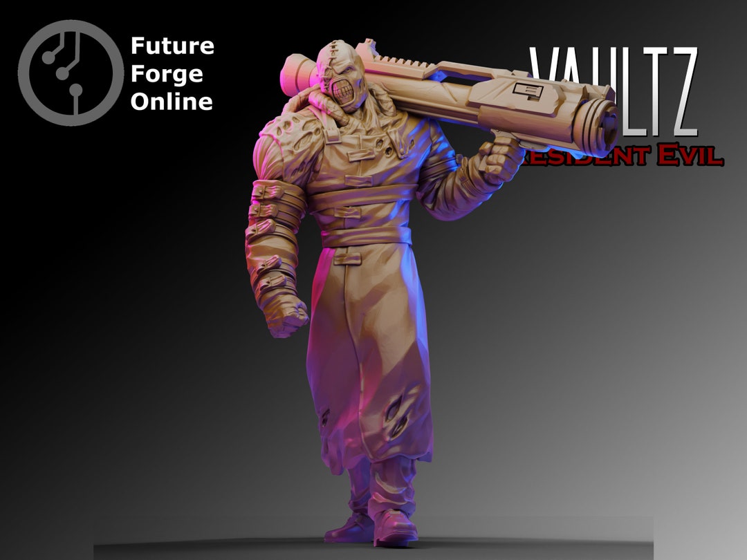 Nemesis Miniature | Resident Evil | Designed by Vault Z - Etsy UK