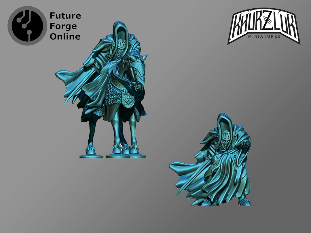 Wraith the East Lord | 28mm Scale Ringwraiths | Designed by Khurzluk ...