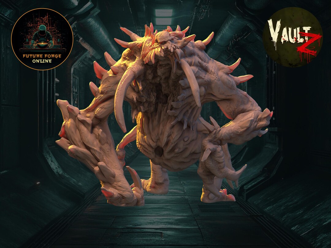 Brute Necromorph Miniature | Dead Space Inspired Fan Art | Designed by ...