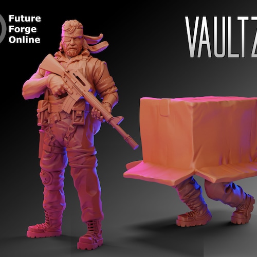 Metal Gear Solid Box Snake Exclamation Mark Anime / - Etsy