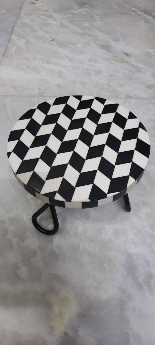 Plant Stand Indoor Retro Row Small Round Modern Home Décor - Etsy