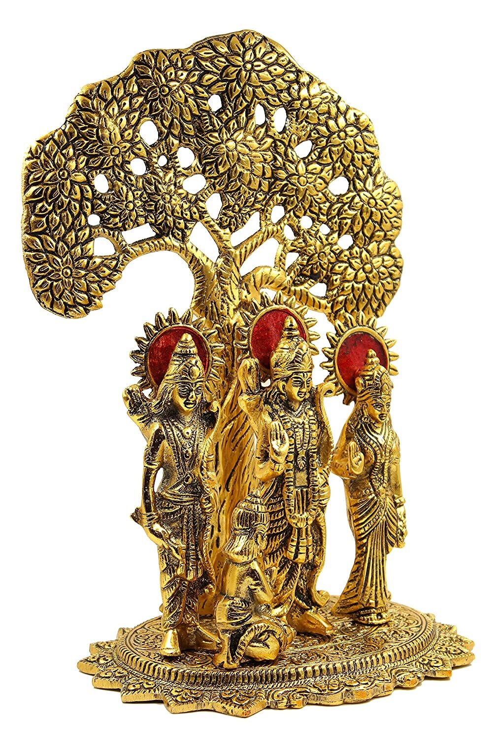 Ram Darbar Statue Set for Home Temple Lord Ram Laxman Sita With Hanuman ...