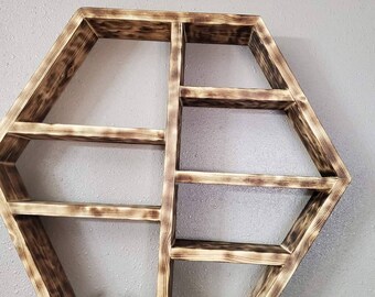 Octagon Hanging Shelf - Etsy