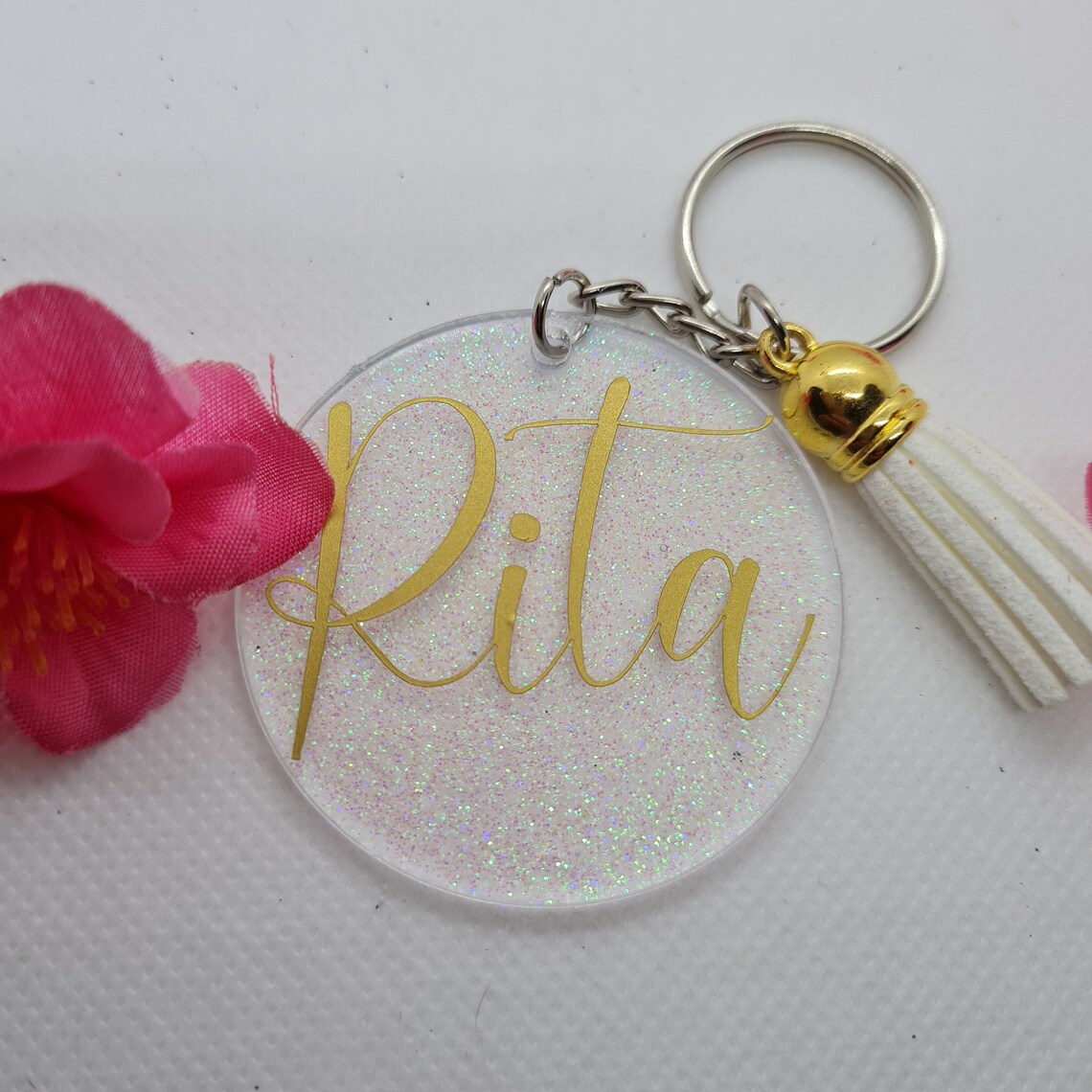 Personalised Acrylic Key Ring - Etsy