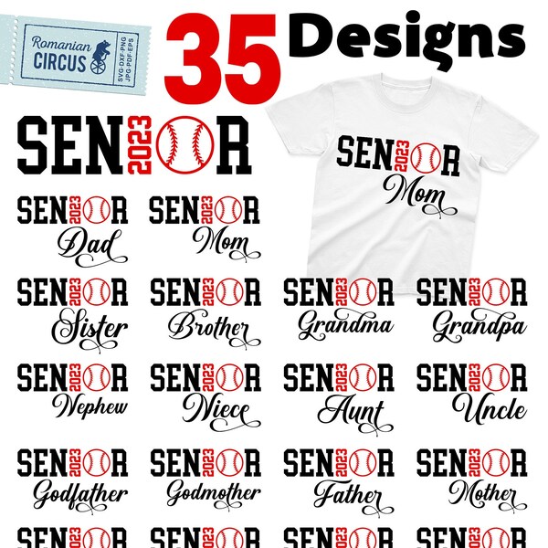 Senior Baseball Mom - Etsy