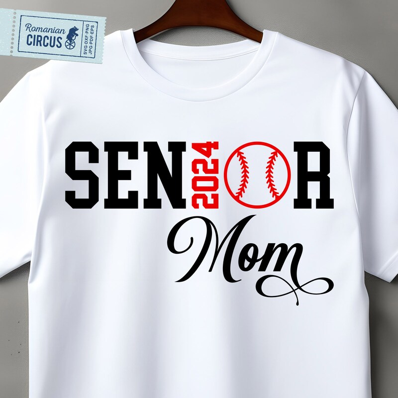 Senior Mom Baseball Svg - Etsy