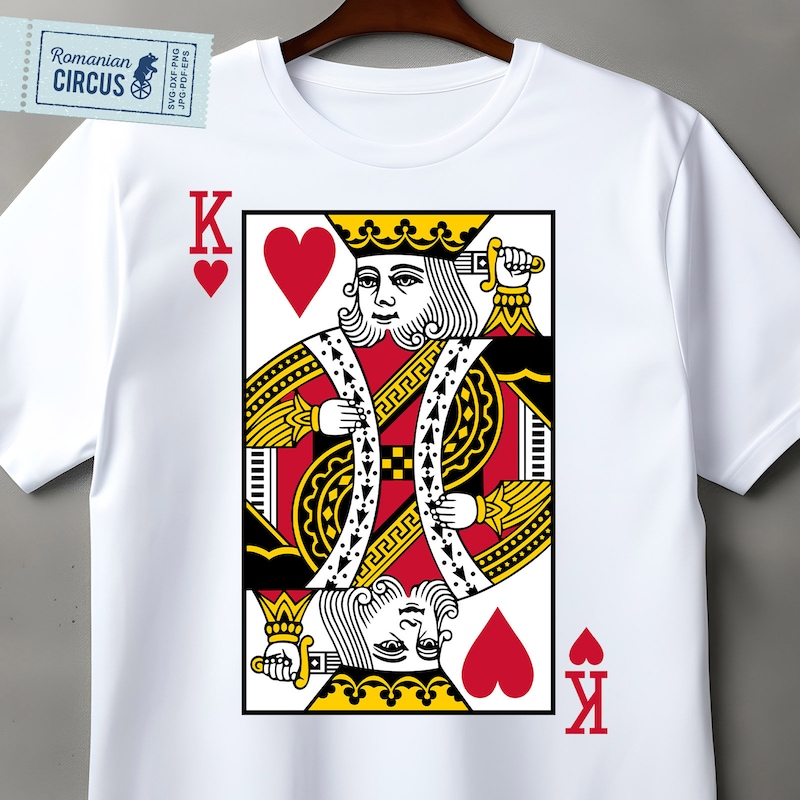 King Hearts Dtf Transfer - Etsy