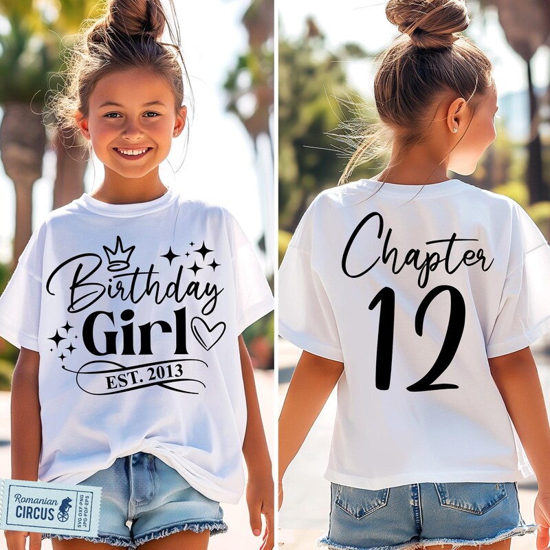T Shirt 12 Years Girl - Etsy UK