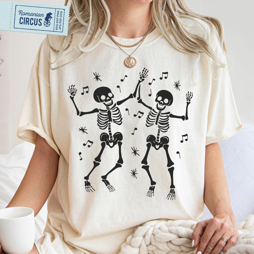 Dancing Skeleton Svg, Png, Funny Skeletons Dance Svg, Skeleton Shirt ...
