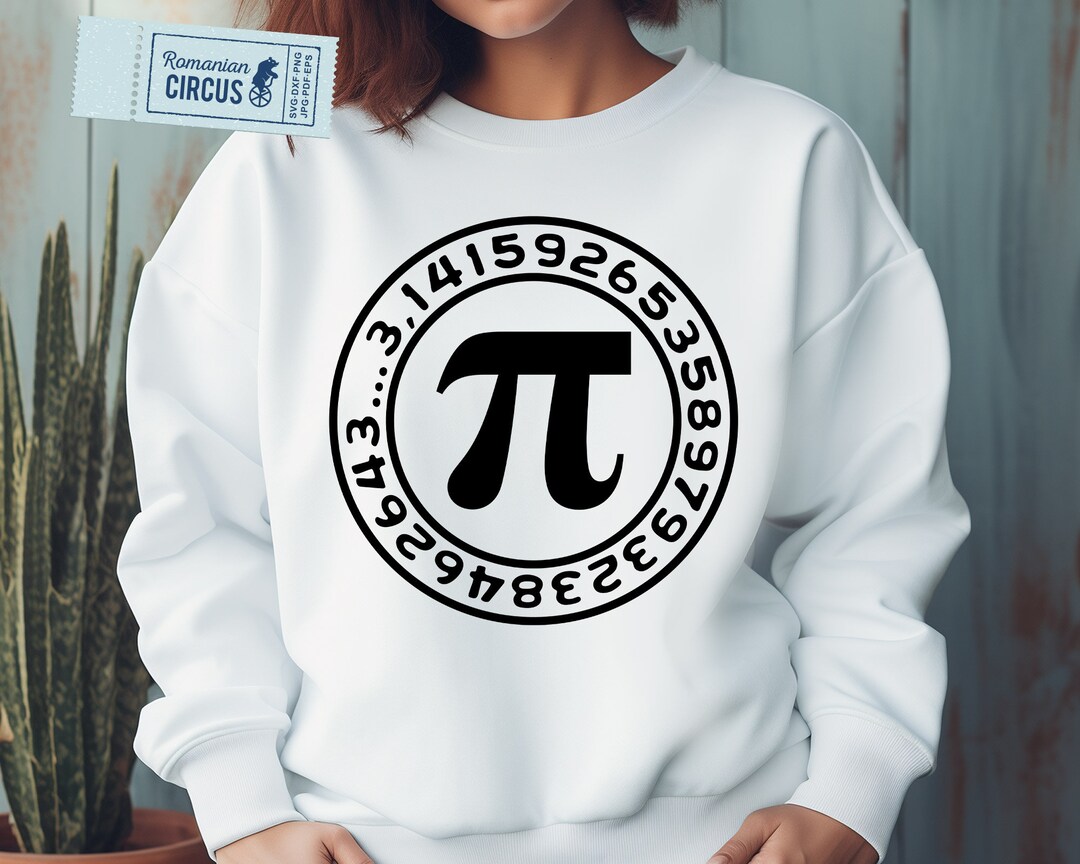 Pi Svg, Png, Round Sign, Pi Day Svg, Pi Day Shirt Svg, Mathematics Svg ...