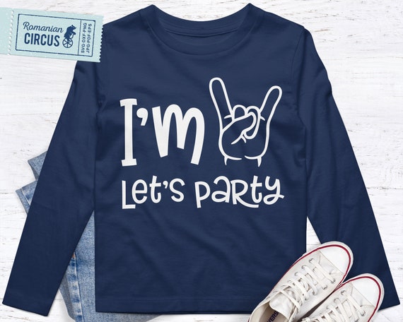 I'm Two Svg 2nd Birthday Svg I'm 2 Let's Party - Etsy