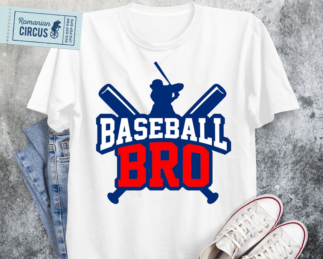 Baseball Bro Svg, Baseball Brother Shirt Svg File, Brother of Baseball ...