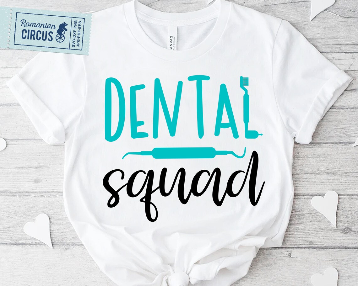 Dental Squad Svg Png Sublimation Printing File for Dental - Etsy