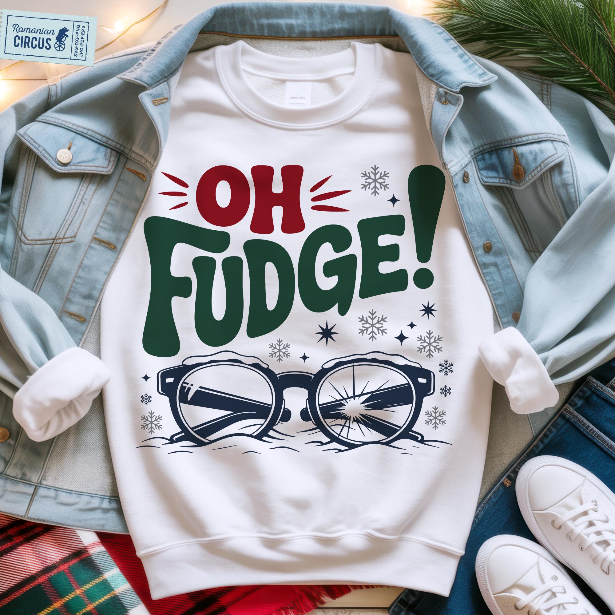 Oh Fudge Svg, Png, A Christmas Story Svg, Ralphie Glasses Svg, Funny ...
