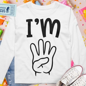 1st, 2nd, 3rd, 4th, 5th Birthday Svg Bundle, I'm One, Two, Three, Four ...