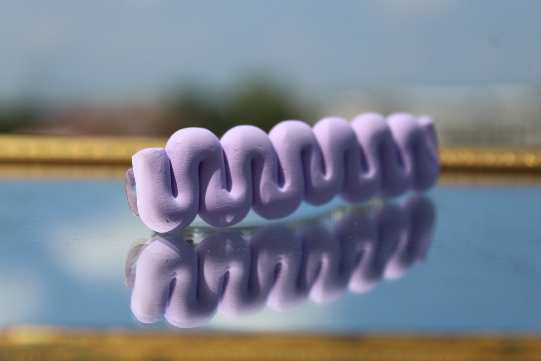 Retro Squiggle Hair Clip - Etsy