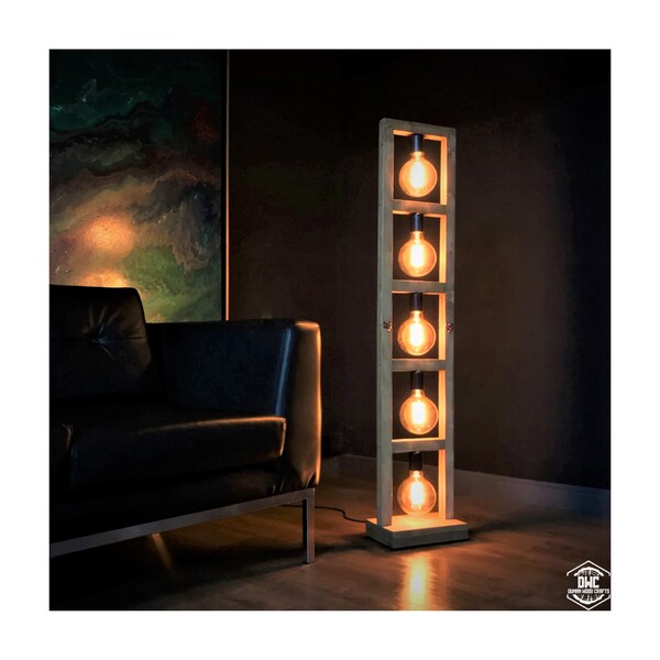 Rustic Floor Lamp - Etsy