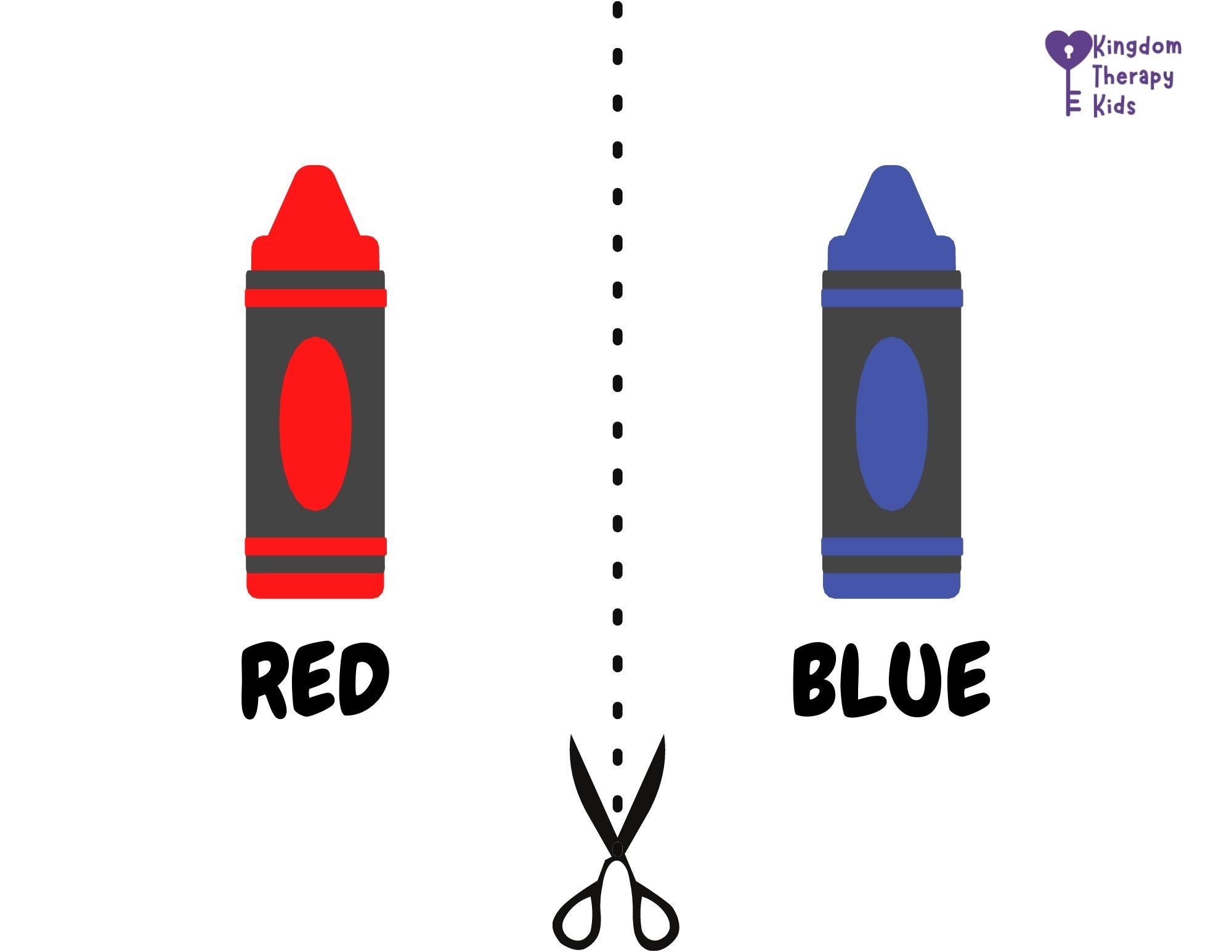 Crayon Color Flashcards - Etsy