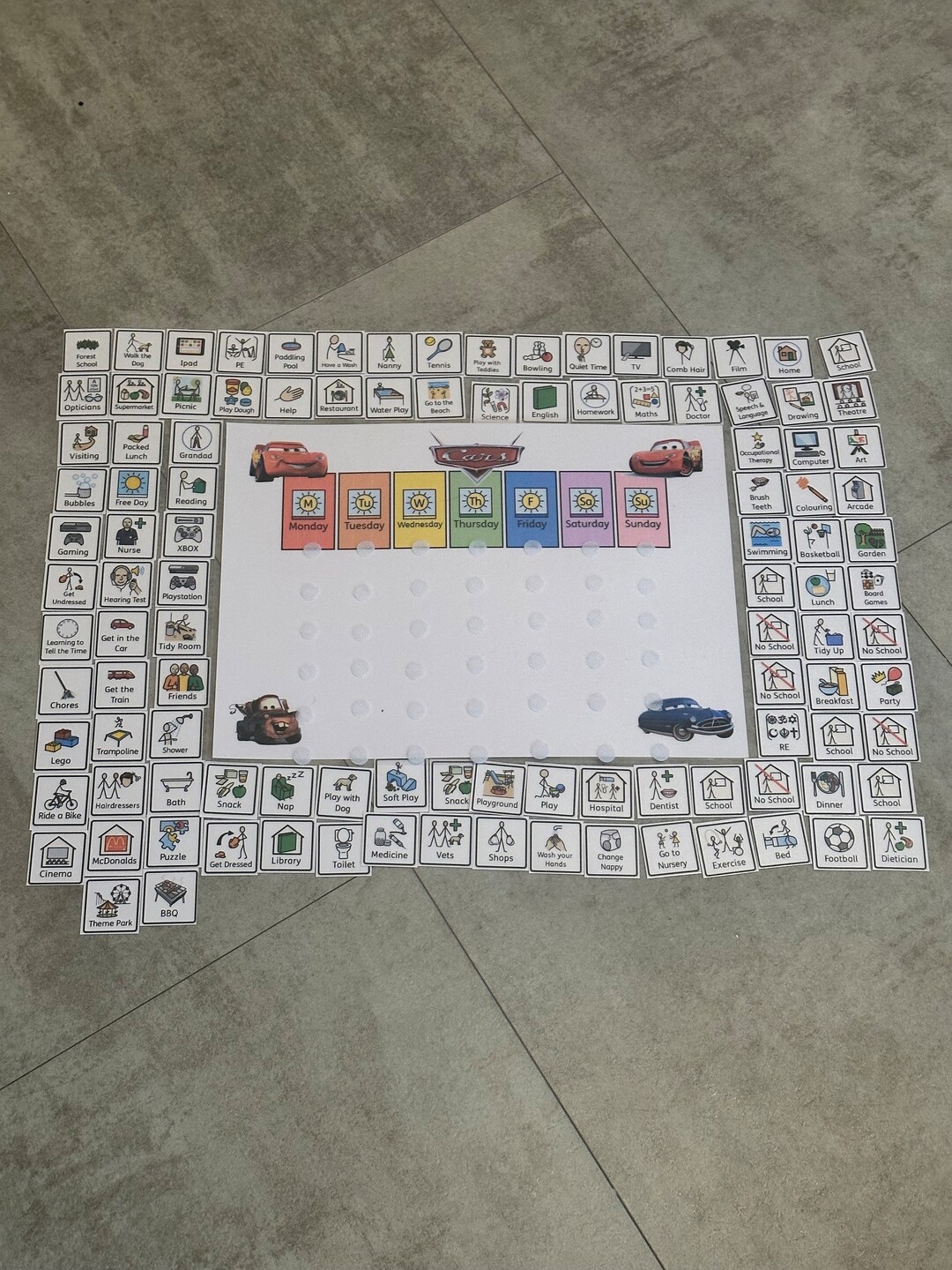 Cars SEN ADHD Autism Asd PECS Visual Communication Non Verbal Boards ...