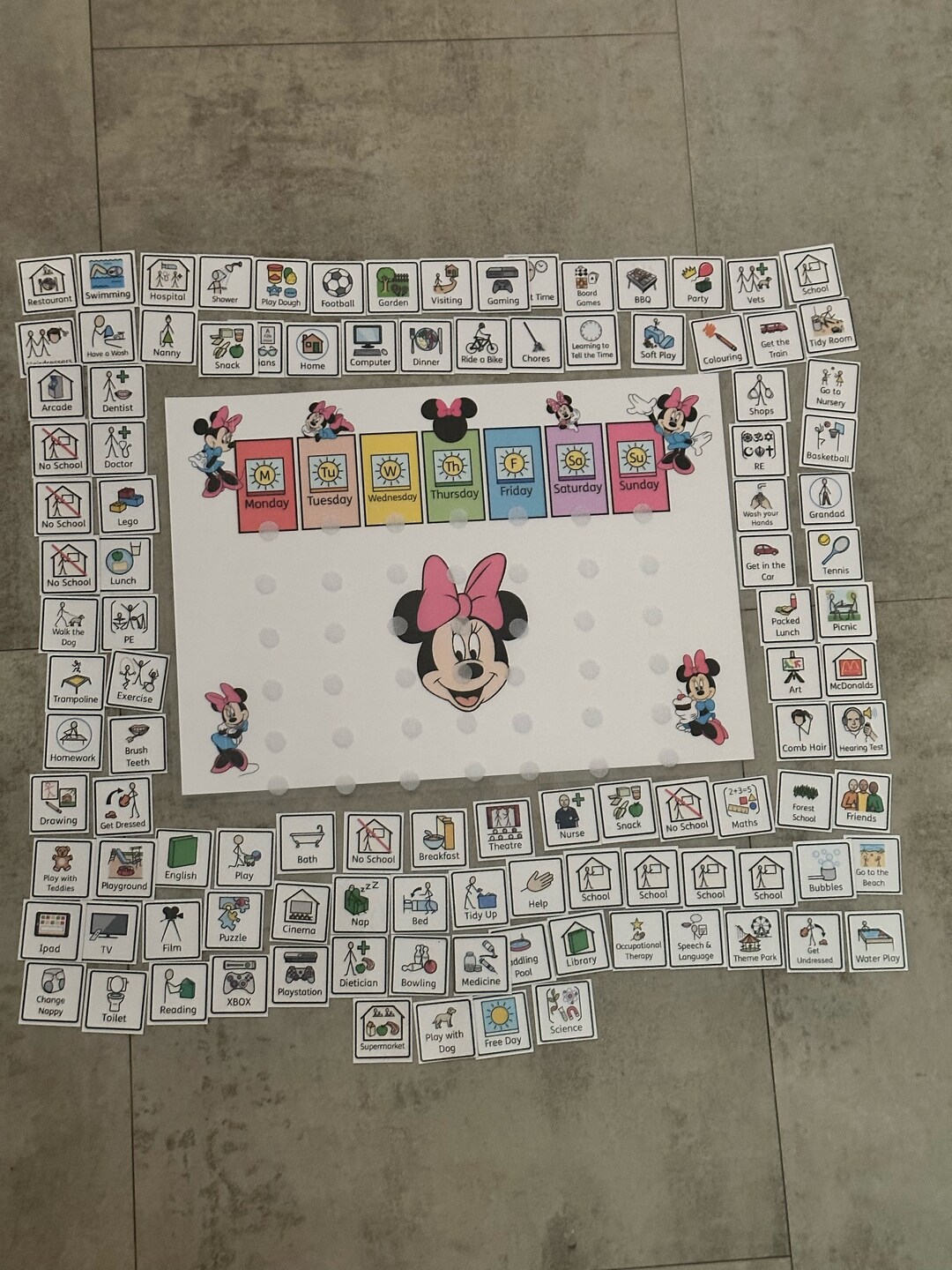 Minnie Mouse PEC Boards and Cards - Etsy