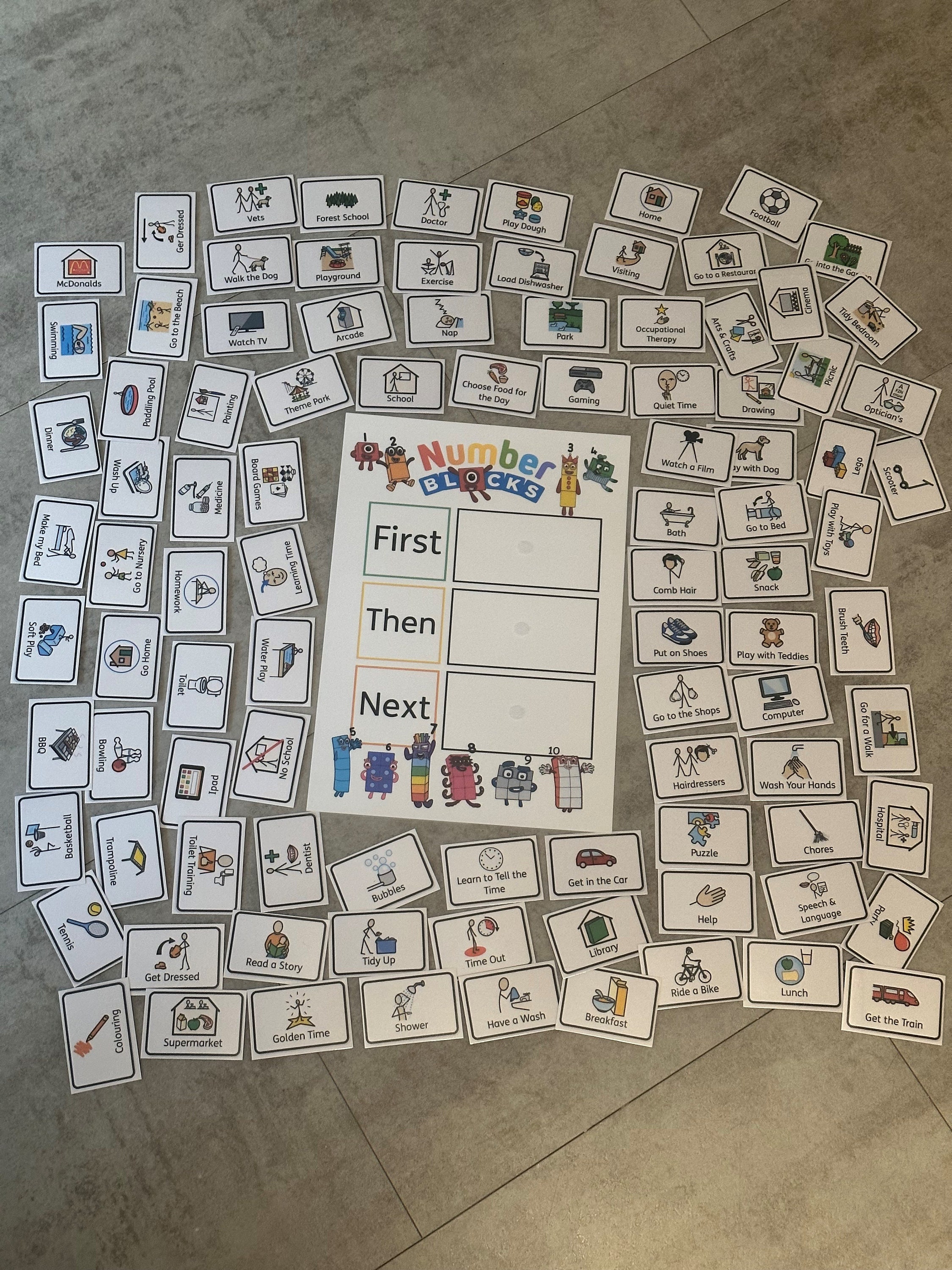 Numberblocks SEN ADHD Autism Asd PEC Visual Communication Non Verbal ...