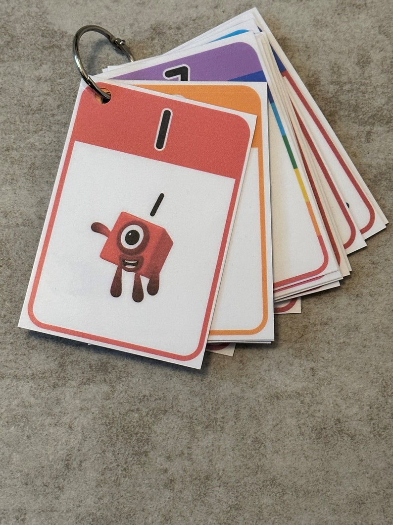 Numberblocks SEN ADHD Autismo Asd PEC Comunicación visual - Etsy México