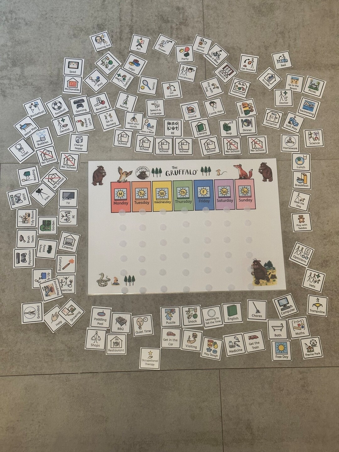 The Gruffalo SEN ADHD Autism Asd PECS Visual Communication Non - Etsy