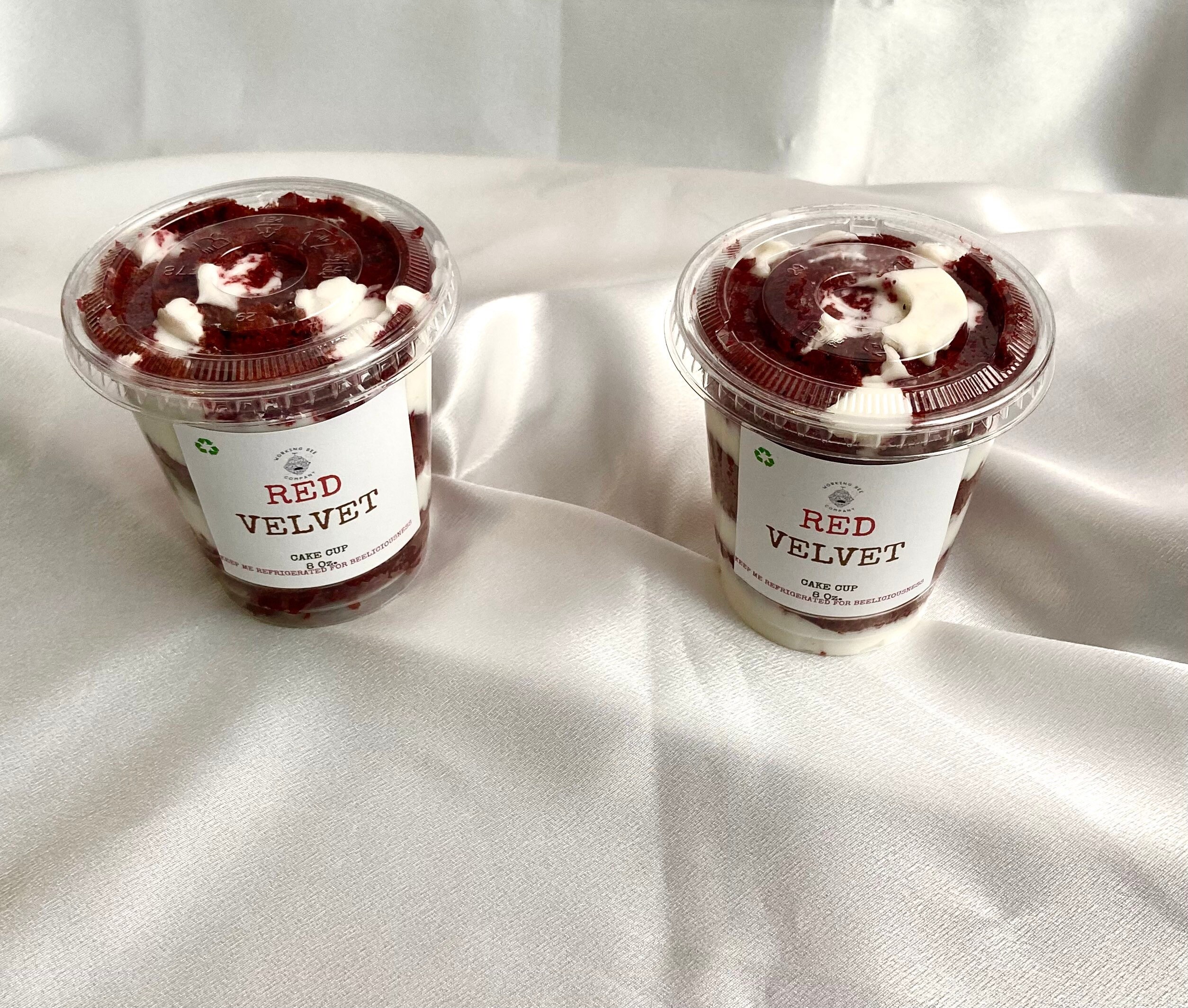 Red Velvet Cake Cup - Etsy