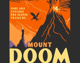 Mount Doom Art - Etsy
