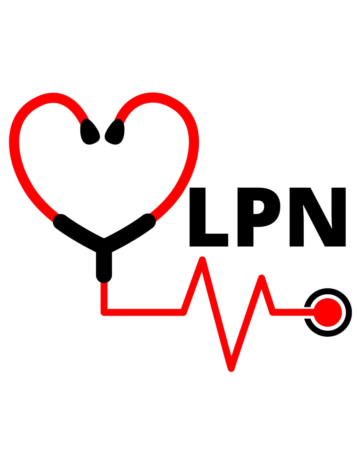 LPN digital download svg and png | Etsy