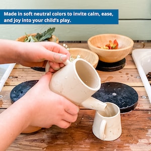 Mud Kitchen Tea Set - Silicone Tea Set - Pretend Play - Tea Party ...