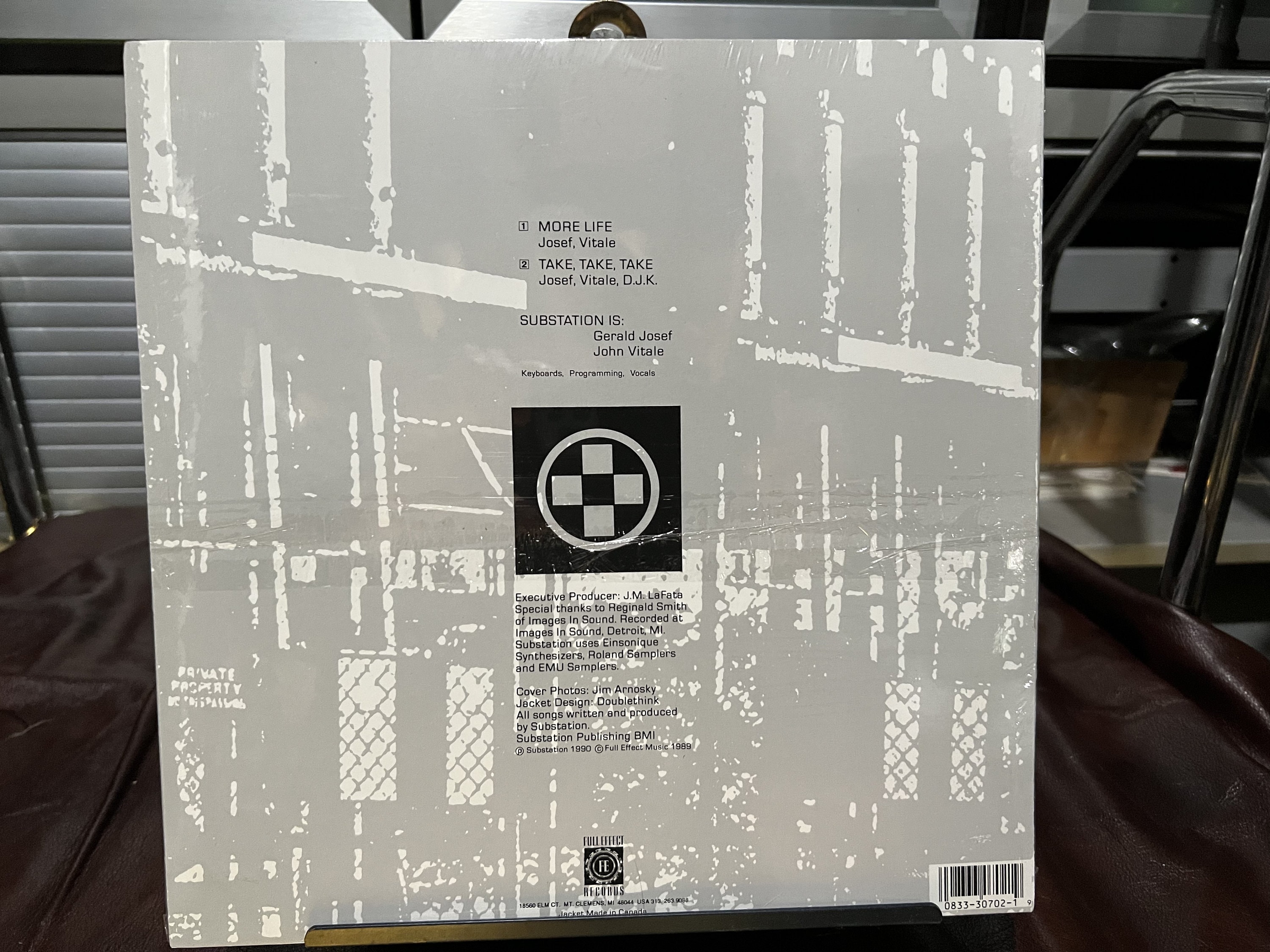 Substation "more Life / Take Take Take " 12 Inch Single ( Factory ...