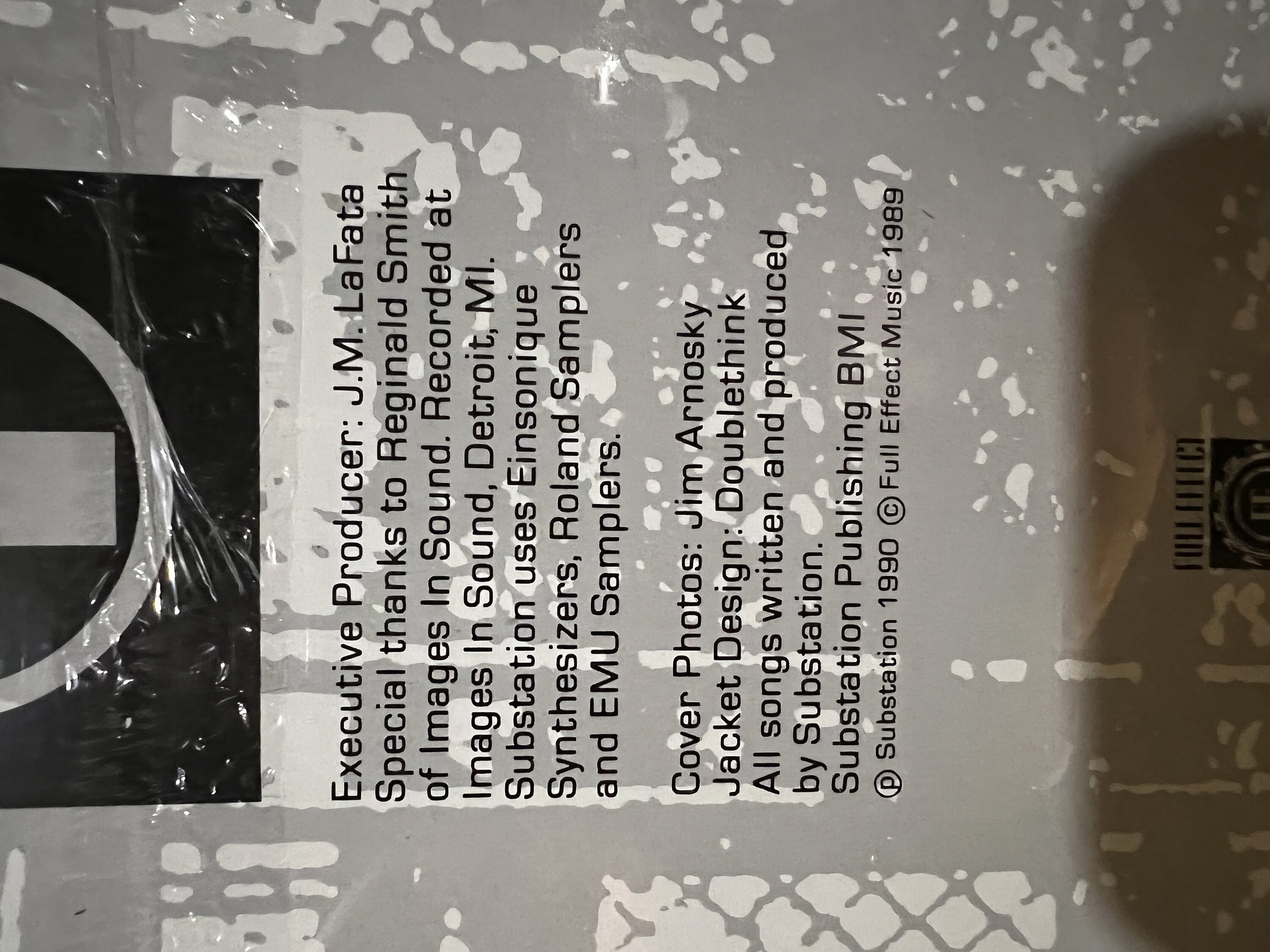 Substation "more Life / Take Take Take " 12 Inch Single ( Factory ...