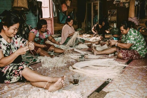 Murut Rattan Waist Bag Bungensem Pattern - Etsy UK