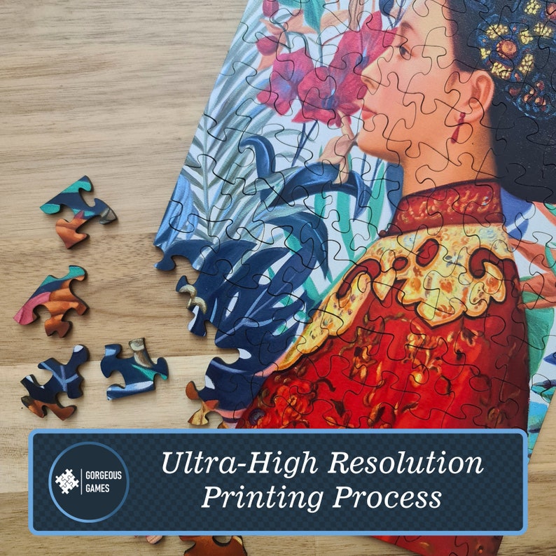 Renaissance Yoga Small Wooden Jigsaw Puzzle Premium Wooden Jigsaw ...