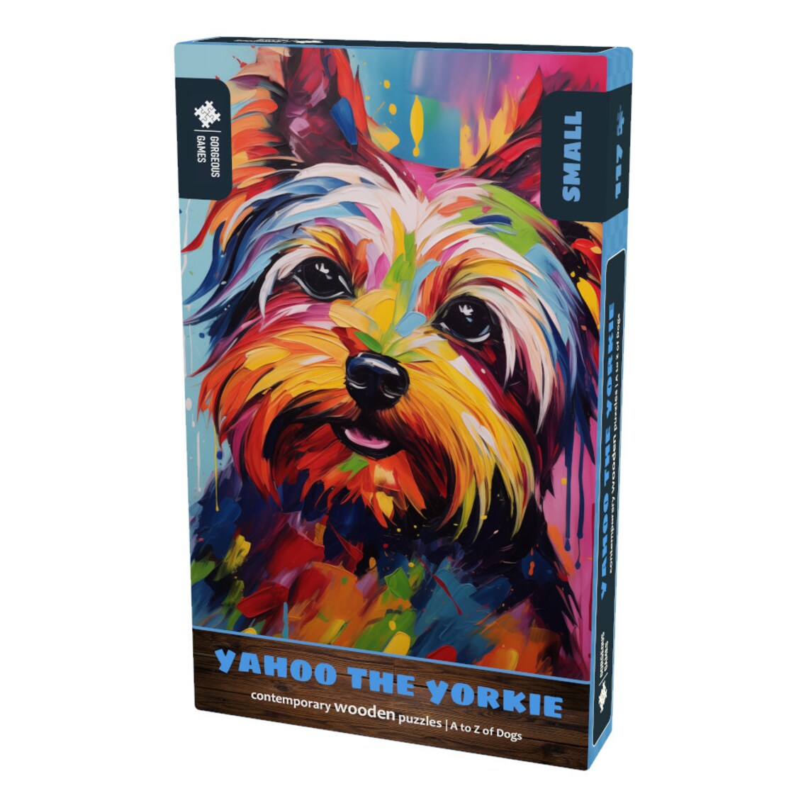 Yahoo the Yorkie Wooden Jigsaw Puzzle | 140 Pieces & 18cm X 26cm ...