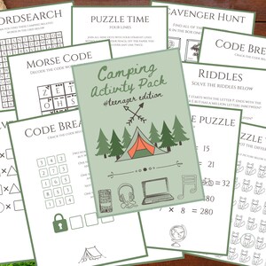 Teenager Caravan/ Camping Activity Pack - Packed Full of Fun Activities ...