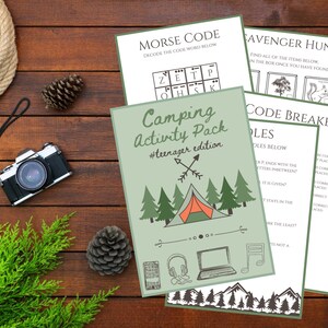 Teenager Caravan/ Camping Activity Pack - Packed Full of Fun Activities ...