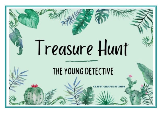The Young Detective Treasure Hunt Code Breaker Activity for Age 10 Plus ...