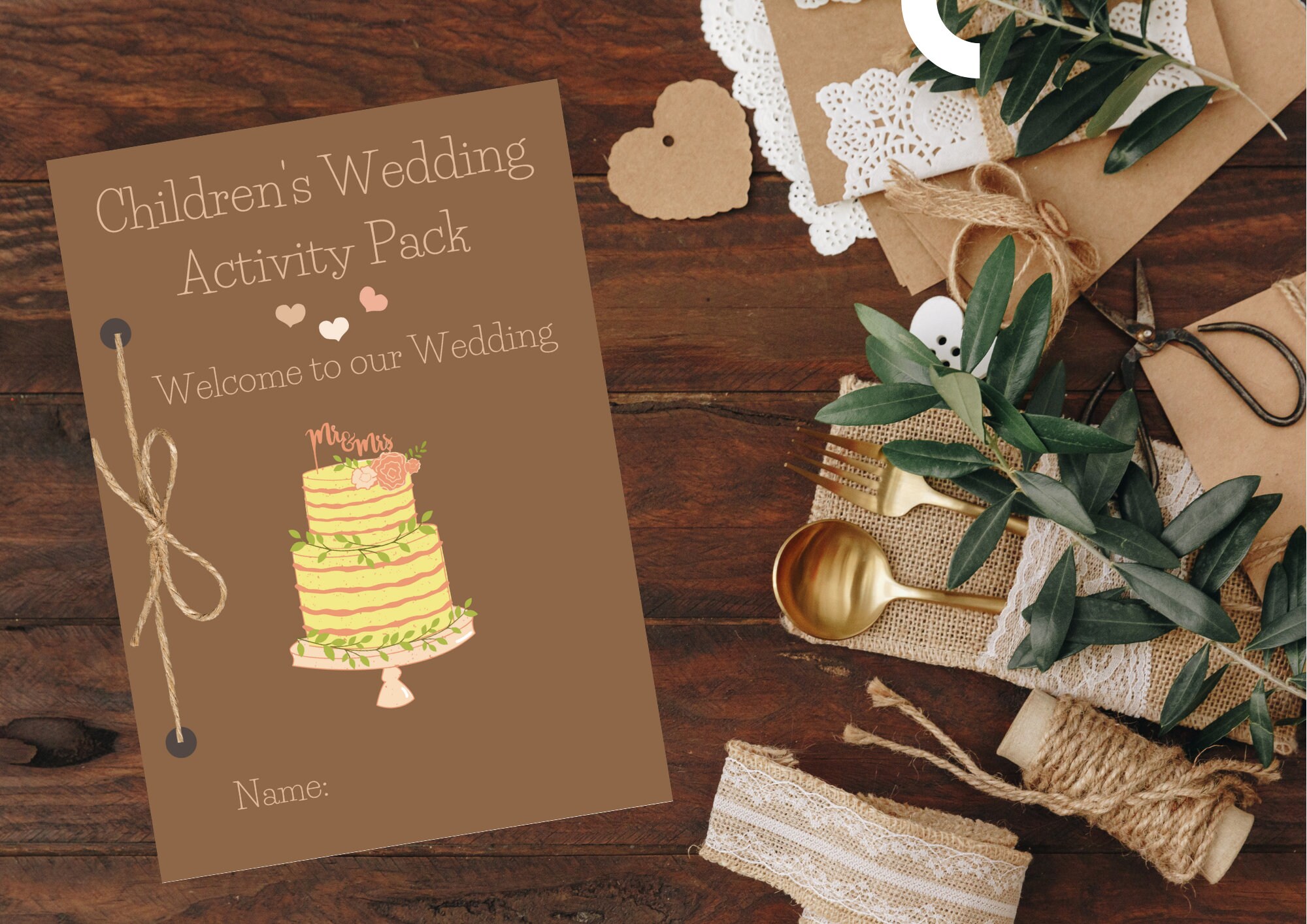 Children’s Wedding Activity Pack - Wedding Ideas - Digital Download ...