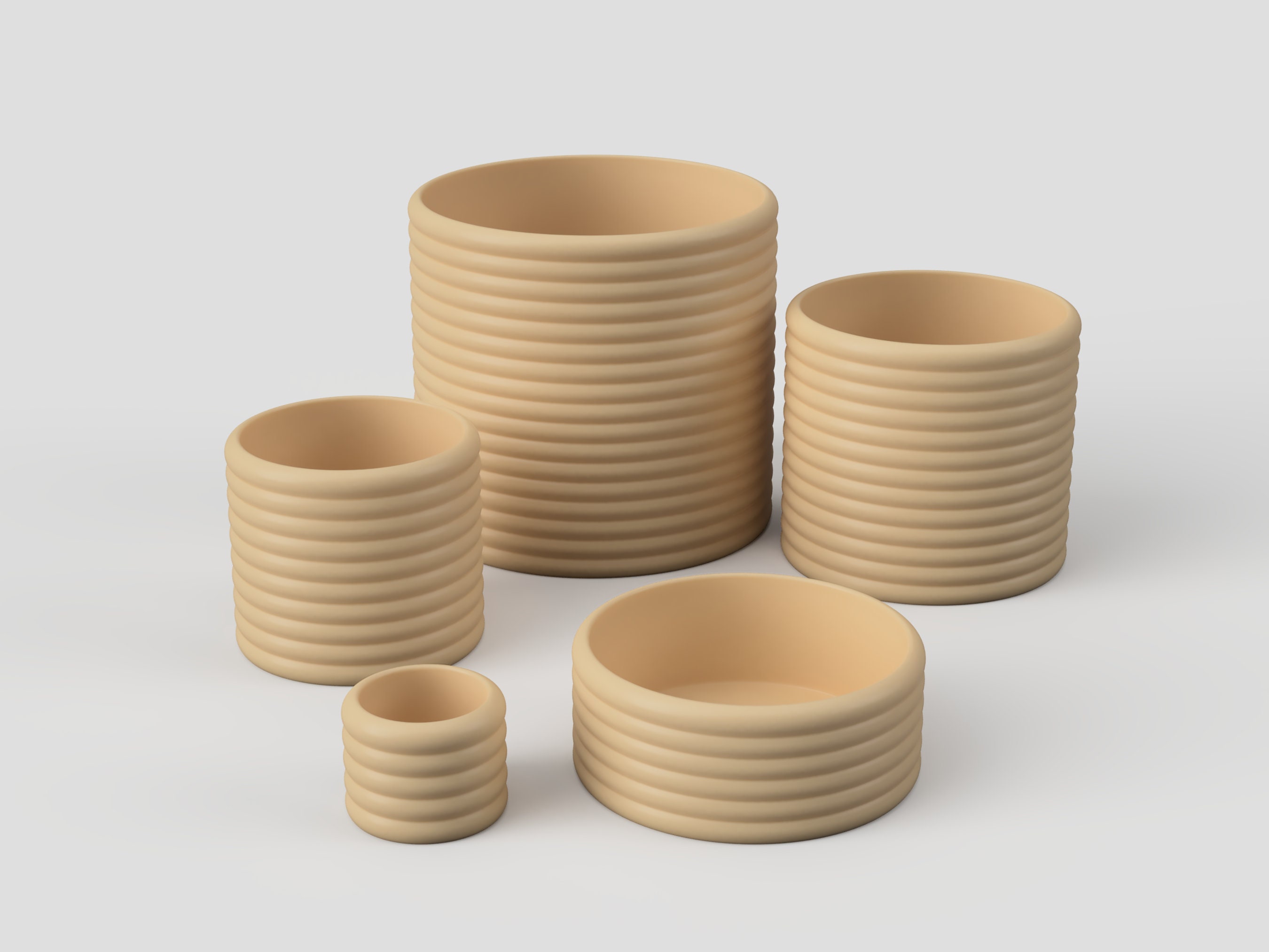 WOVEN 3D Printable Minimalist Planter STL File Indoor - Etsy