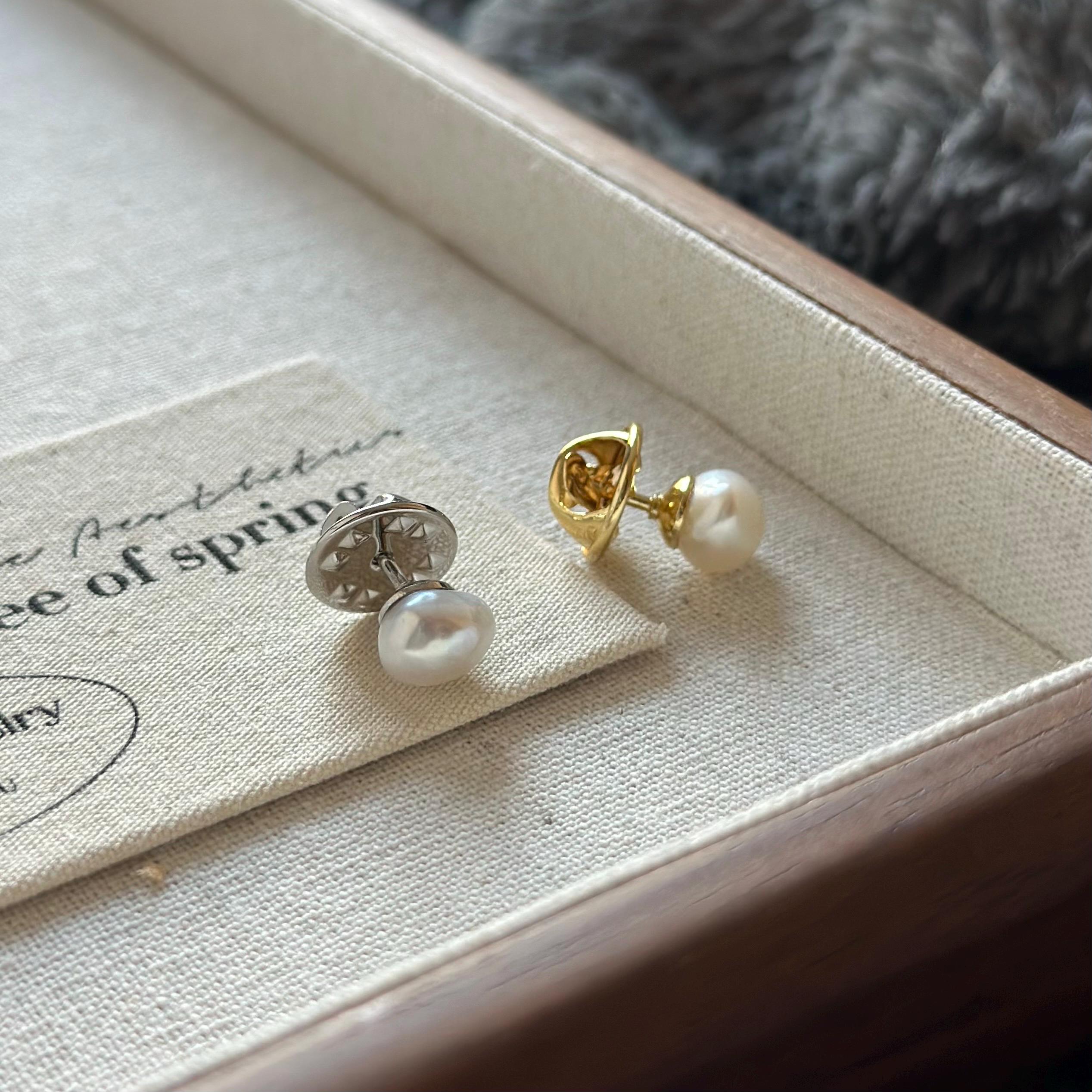 Freshwater Baroque Pearl Scarf Pin, Pearl Lapel Pin, Pearl Modesty Pin ...