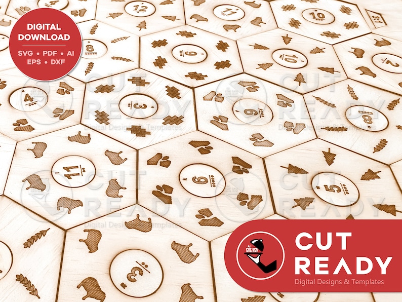 Settlers of Catan 3-4 Player Board SVG Minimalist Catan SVG - Etsy